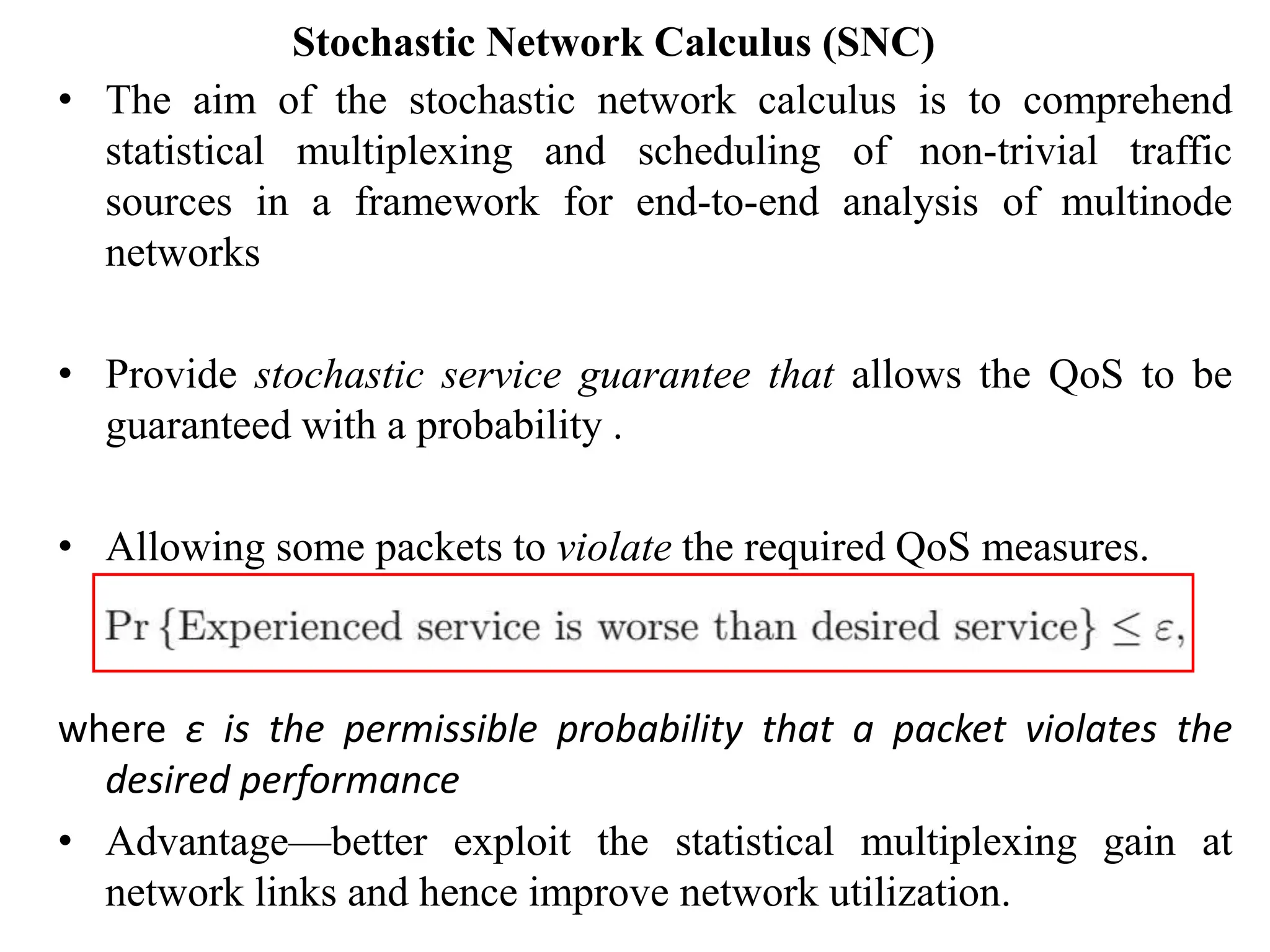 The Stochastic Network Calculus A Modern Approach Pptx