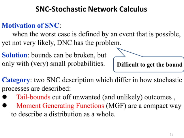 The Stochastic Network Calculus A Modern Approach Pptx