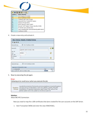 SNC Configuration between Oracle Identity Manager and SAP | PDF