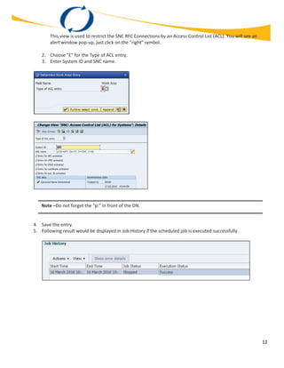 SNC Configuration between Oracle Identity Manager and SAP | PDF