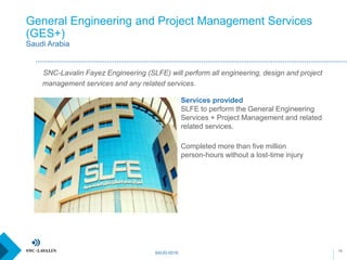 SNC Lavalin Middle East | PDF | Civil Engineering Industry | Industries