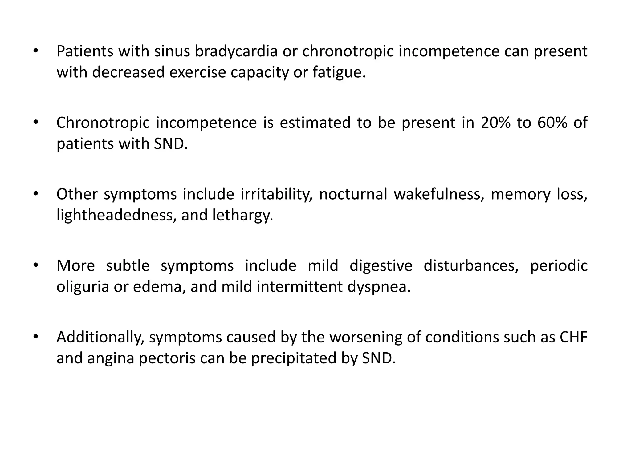 Sinus Node Dysfunction Pptx