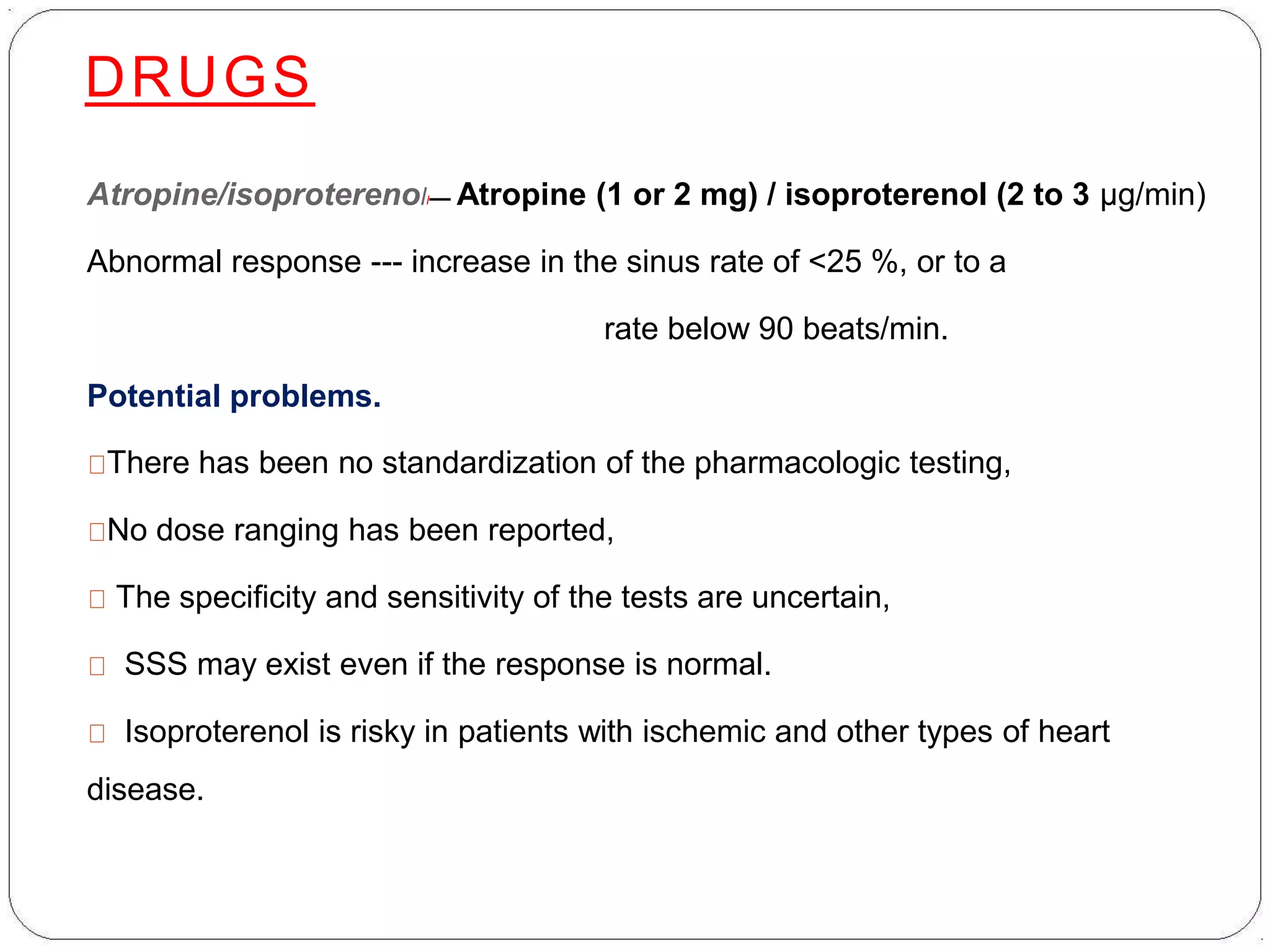 Sinus Node Dysfunction | PPTX