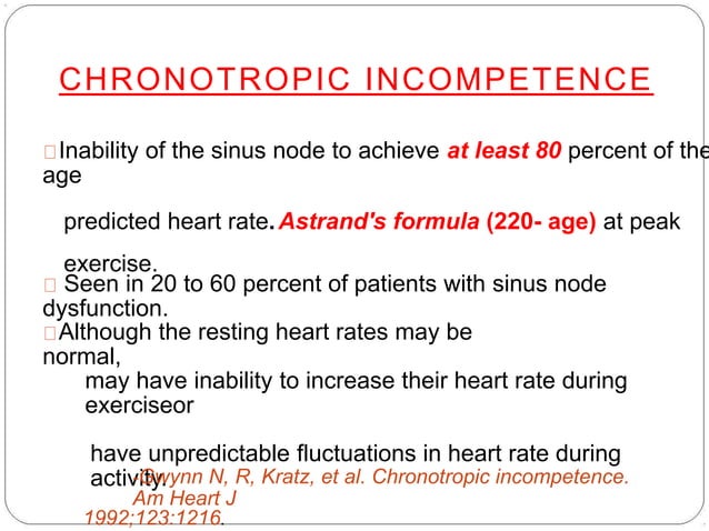 Sinus Node Dysfunction | PPTX