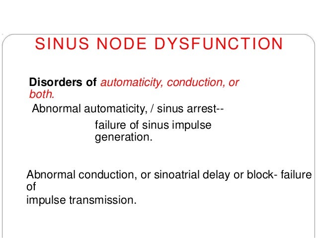 Sinus Node Dysfunction