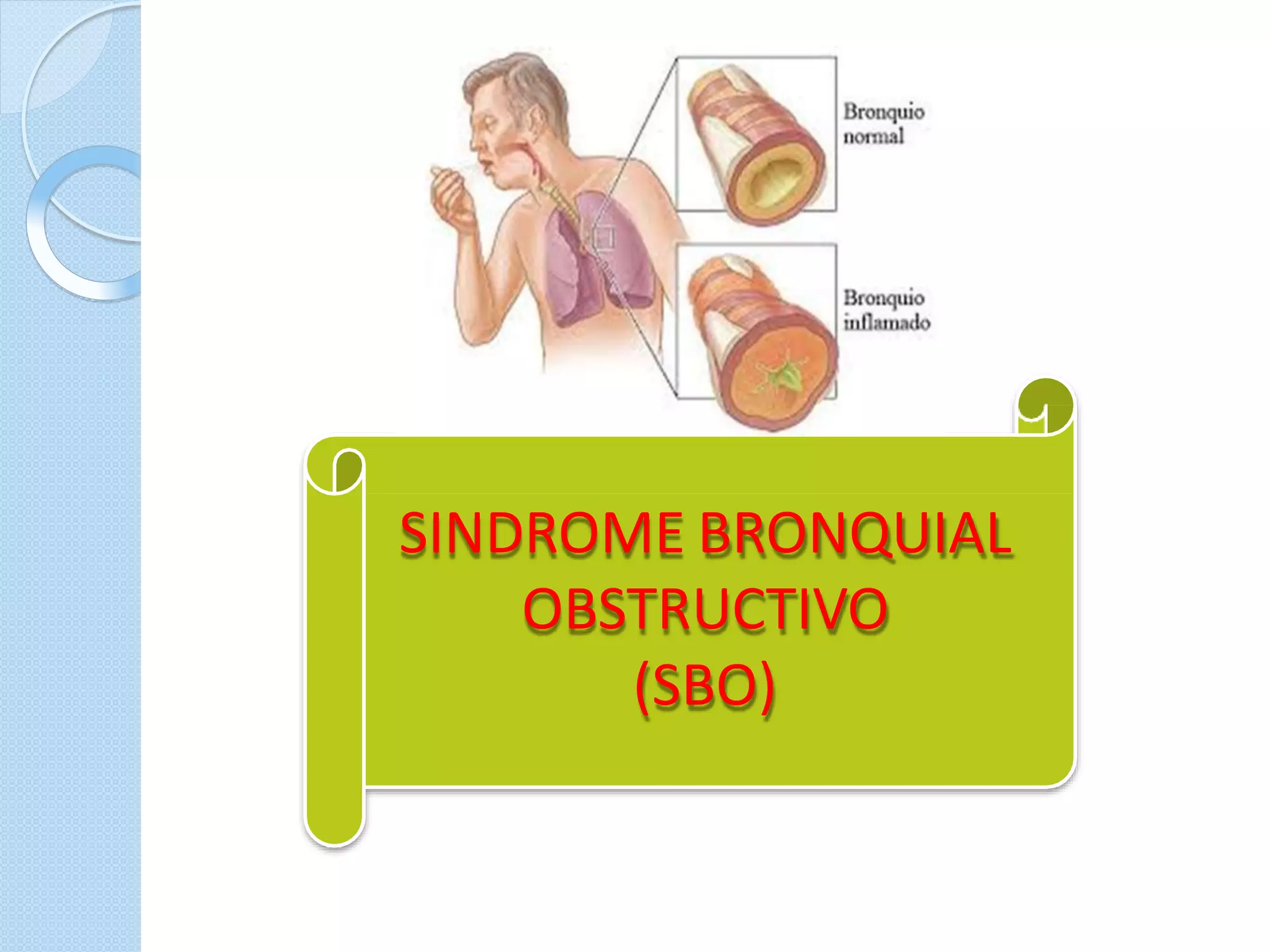 Sndrome bronquial obstructivo | PPTX