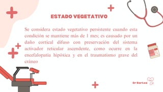 Síndrome comatoso y tipos de coma presentes en el paciente | PDF