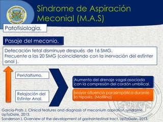 Síndrome de aspiración meconial 2015. | PPTX