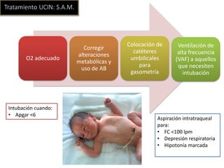 Síndrome de aspiracion de meconio | PPTX