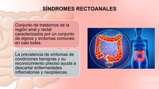 SÍNDROME DE COLON IRRITABLE Y RECTOANALES | PPTX