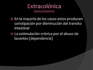 sindrome de constipacion | PPT