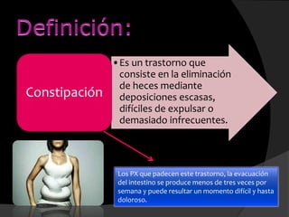 sindrome de constipacion | PPT