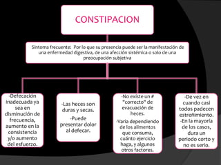 sindrome de constipacion | PPT