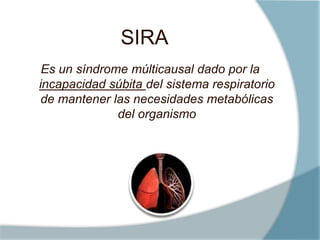 Síndrome de insuficiencia respiratoria aguda - SIRA | PPTX