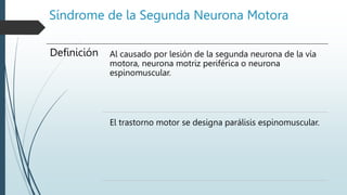 Síndrome de la Segunda Neurona Motora y extra milena (1).pptx