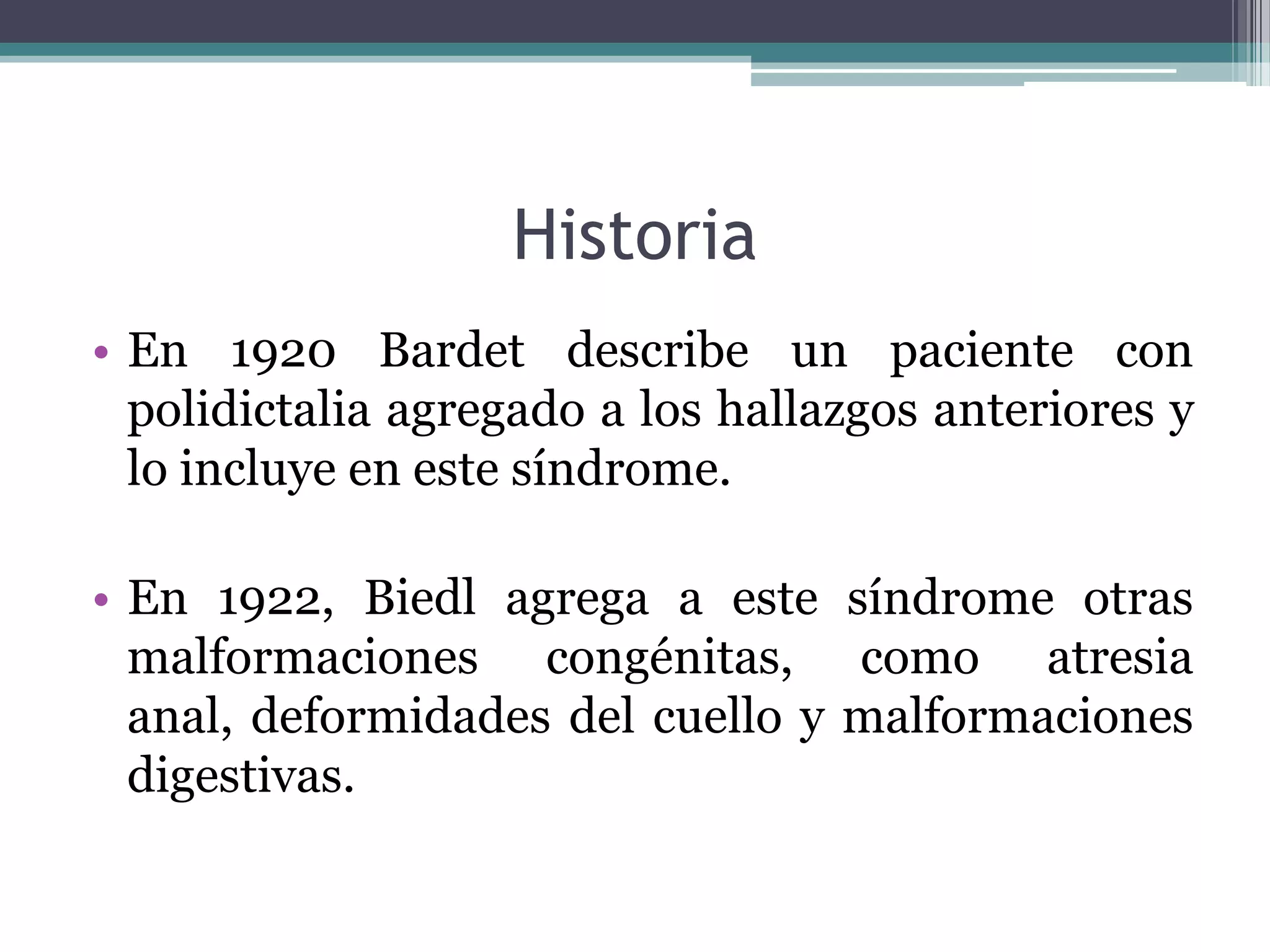 Síndrome de Laurence Moon-Bardet-Biedl | PPTX