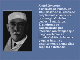 Síndrome de lemierre | PPT