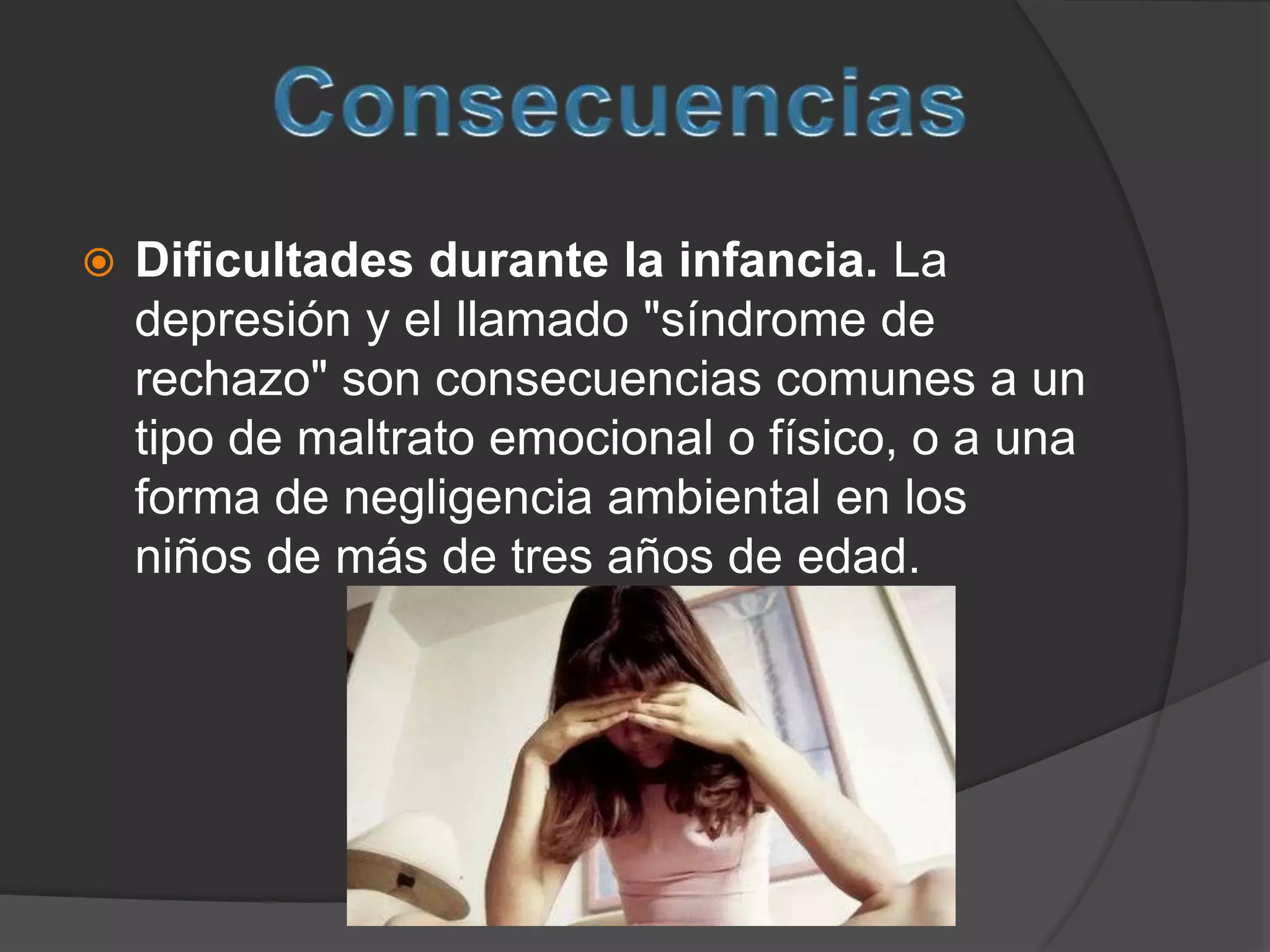 Síndrome del niño maltratado enfa psiquiatrica.2 | PPT