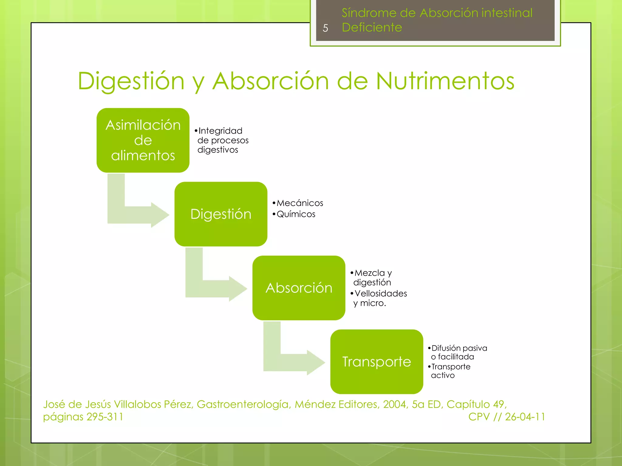 Síndrome de Mala Absorcion | PPTX