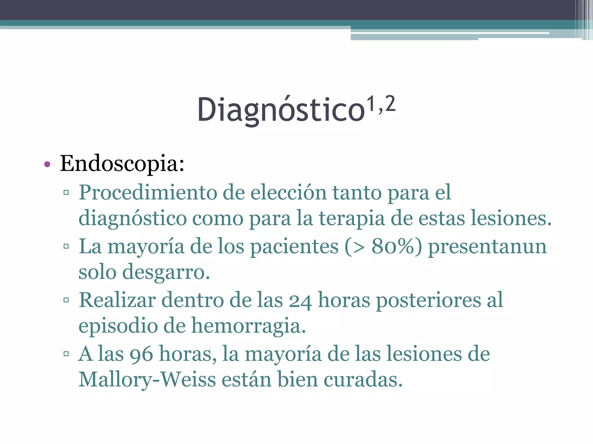 Síndrome de Mallory Weiss | PPTX