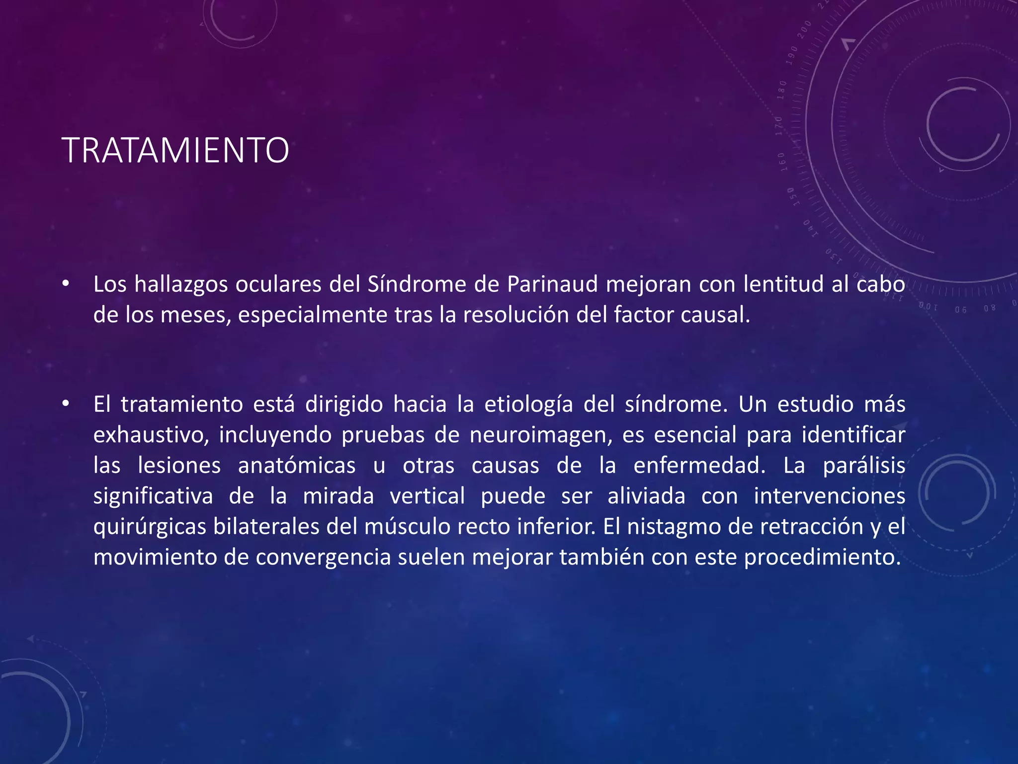 Síndrome de Parinaud | PPTX