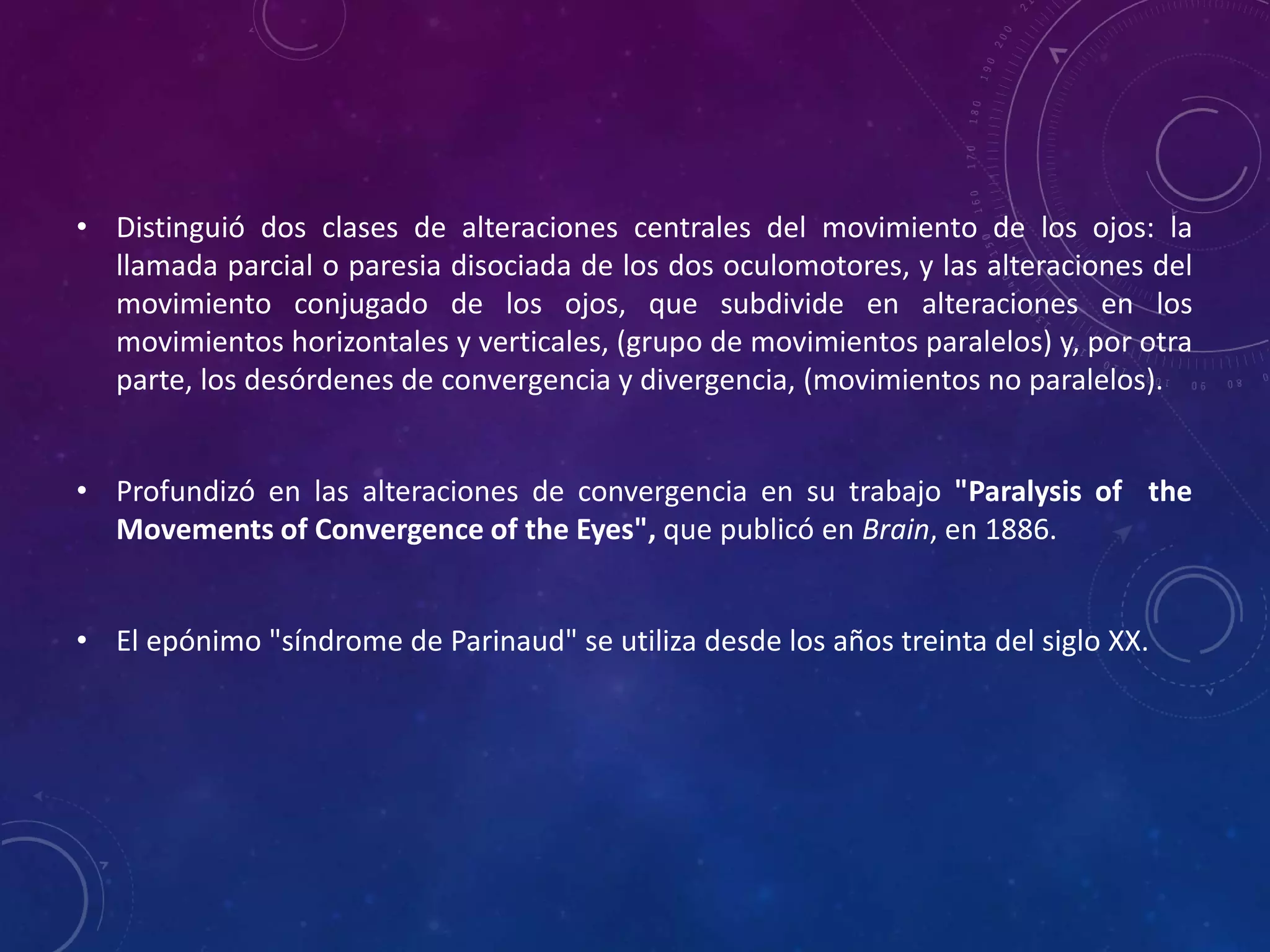 Síndrome de Parinaud | PPTX