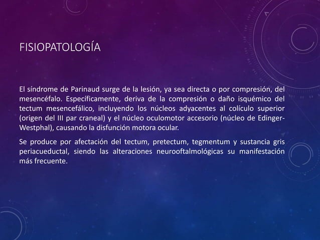 Síndrome de Parinaud | PPTX