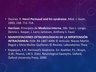 Síndrome de Parinaud | PPTX
