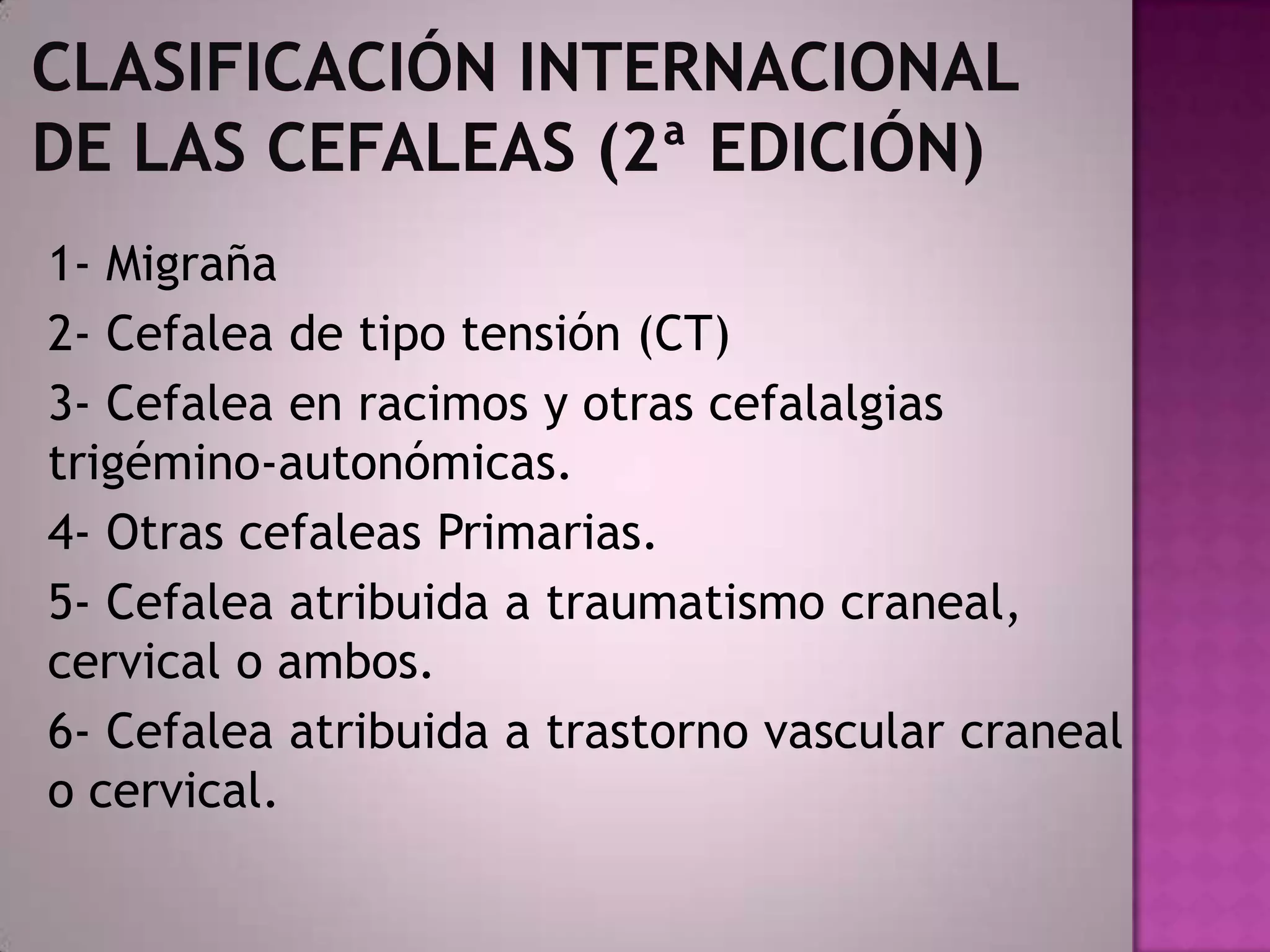 Síndrome de pseudomigraña con pleocitosis en lcr ( | PPTX | Diseases ...