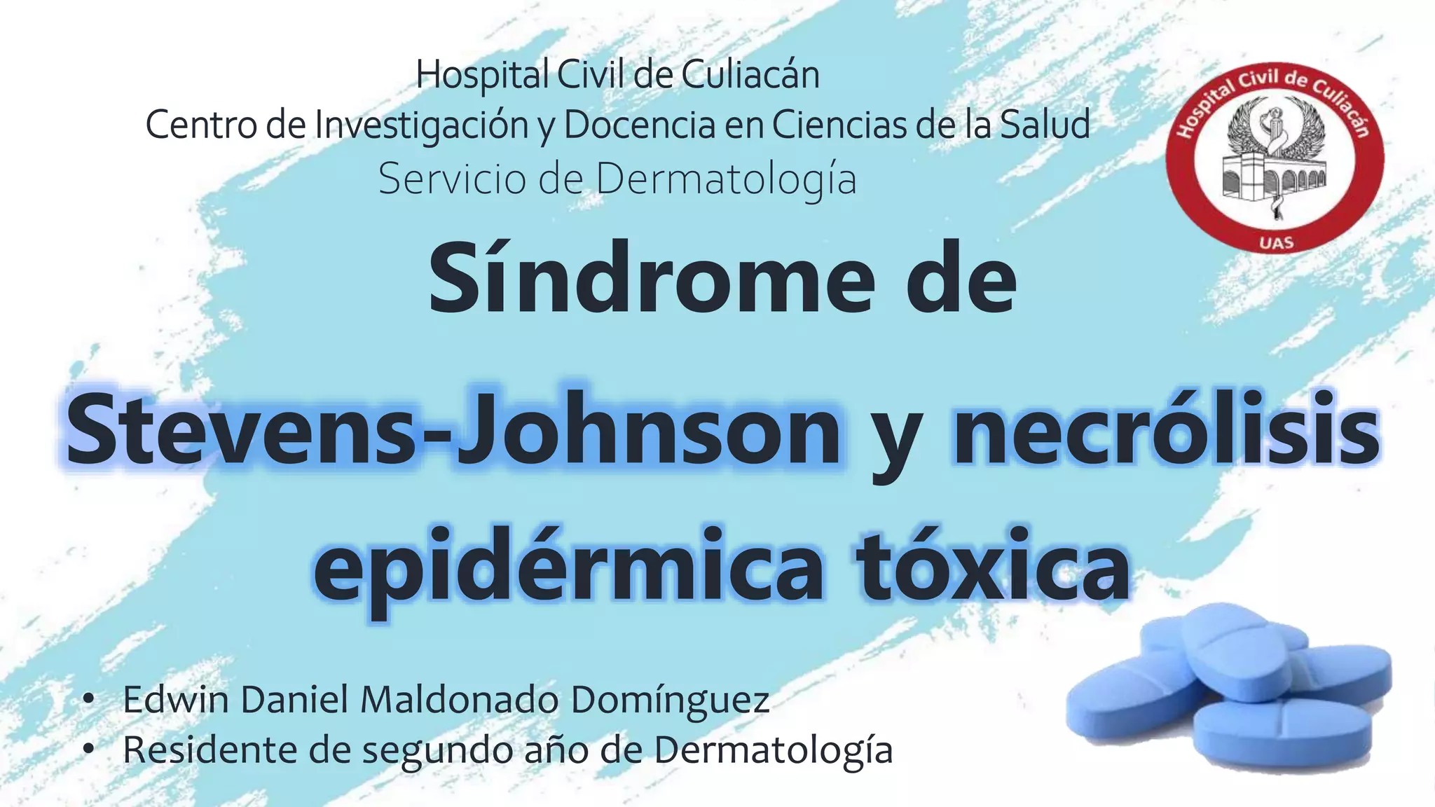 Síndrome de Stevens-Jonhson y Necrólisis Epidérmica Tóxica (NET) | PPTX