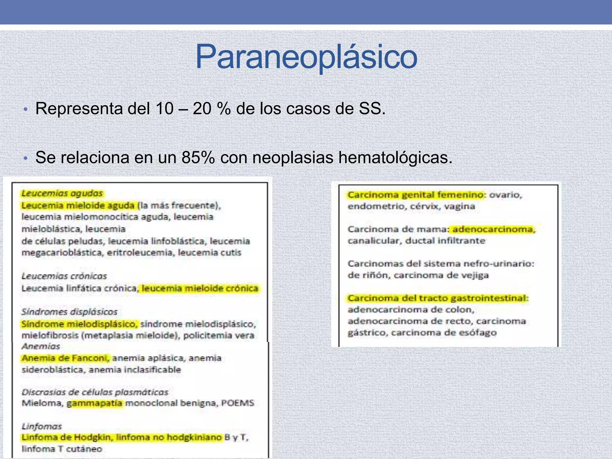 Síndrome de Sweet | PPT