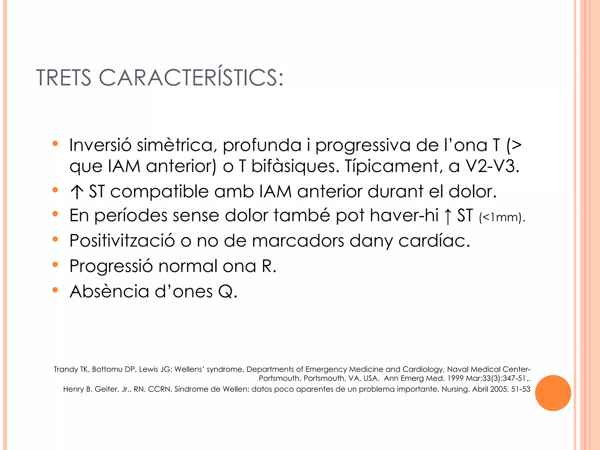 Síndrome de Wellens | PPT