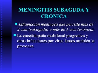 Sìndrome meningeo y meningitis | PPT