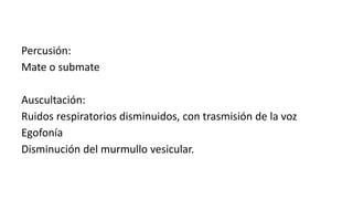 Síndromes pleuropulmonares fisiopatología | PPTX