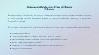 Síndromes Pulmonares y Pleurales Semiologia | PDF