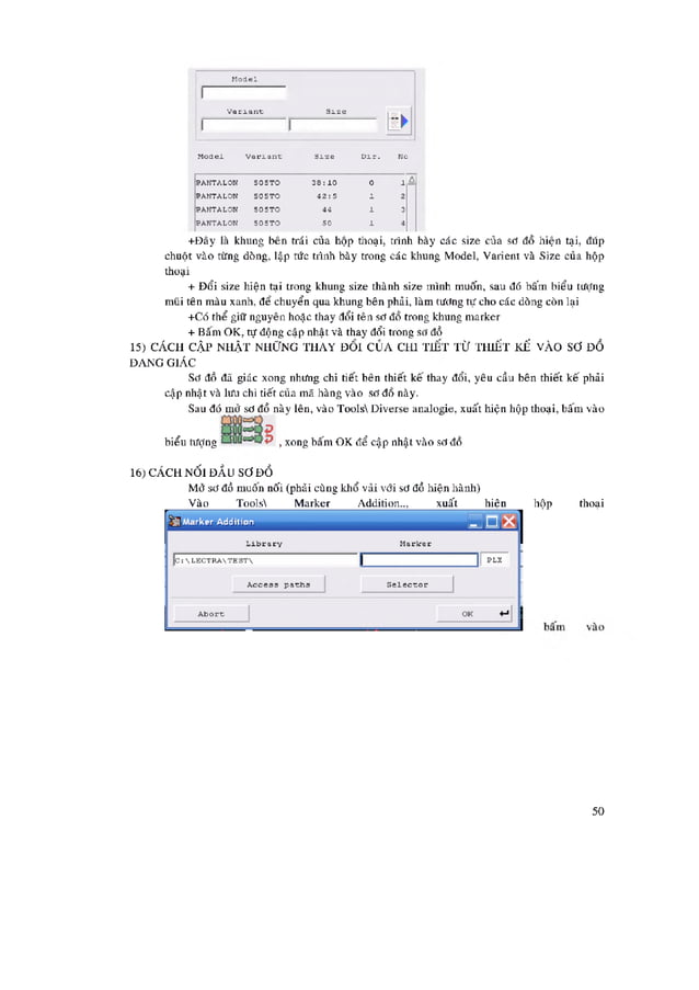 Giác sơ đồ Lectra Diamino | PDF