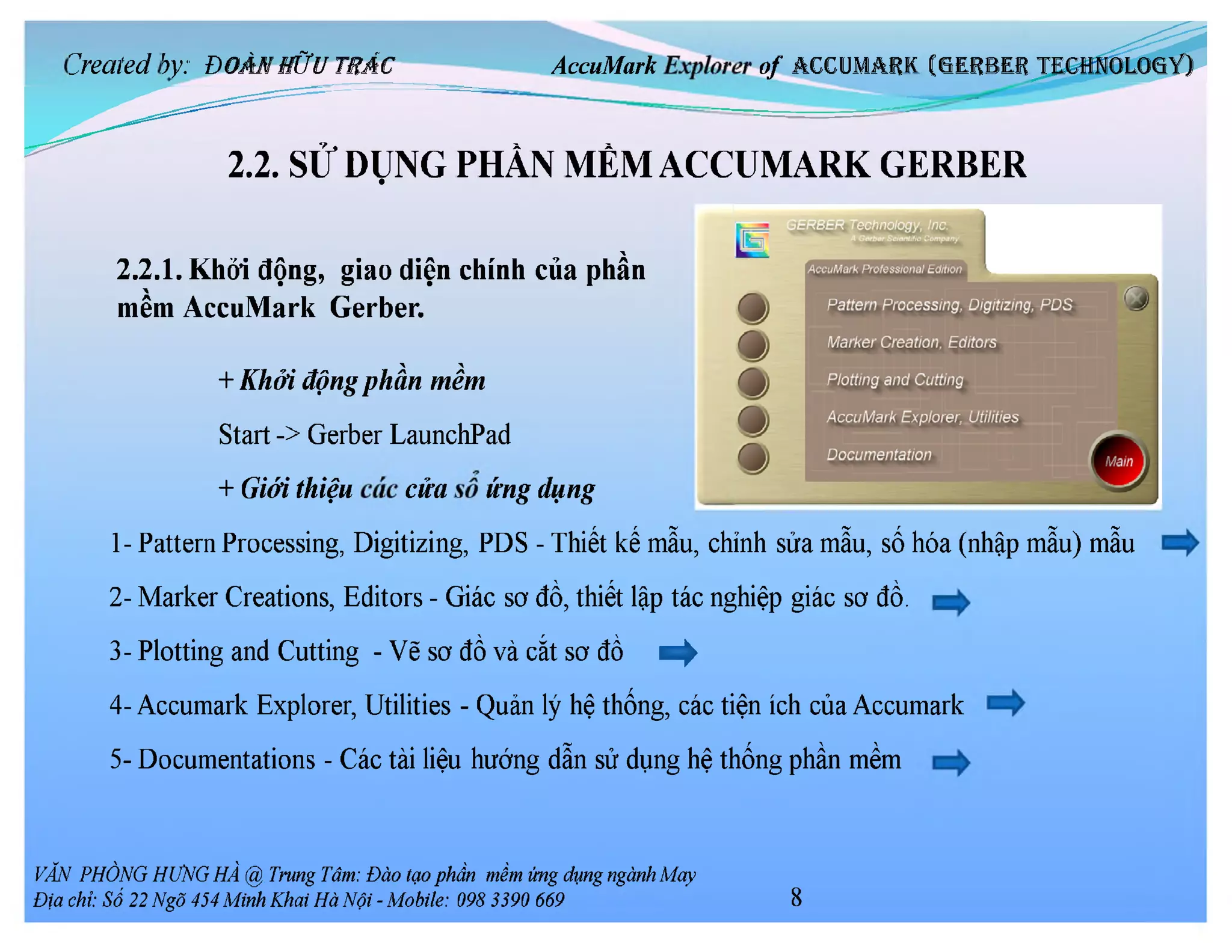 ACCUMARK EXPLORER – Thiết Lập Hệ Thống | PDF