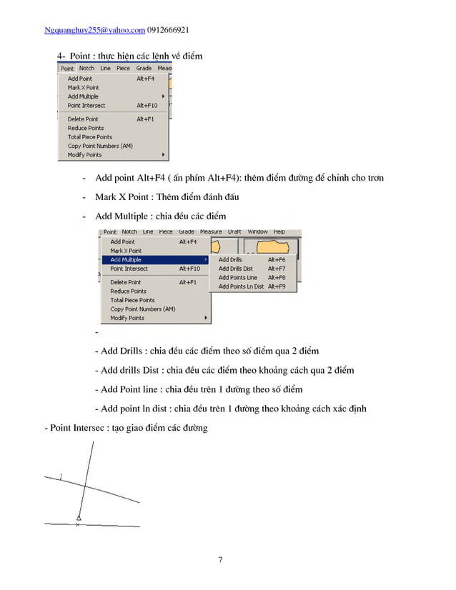 Hướng Dẫn Sử Dụng Lệnh Trong ACCUMARK Pattern Design | PDF