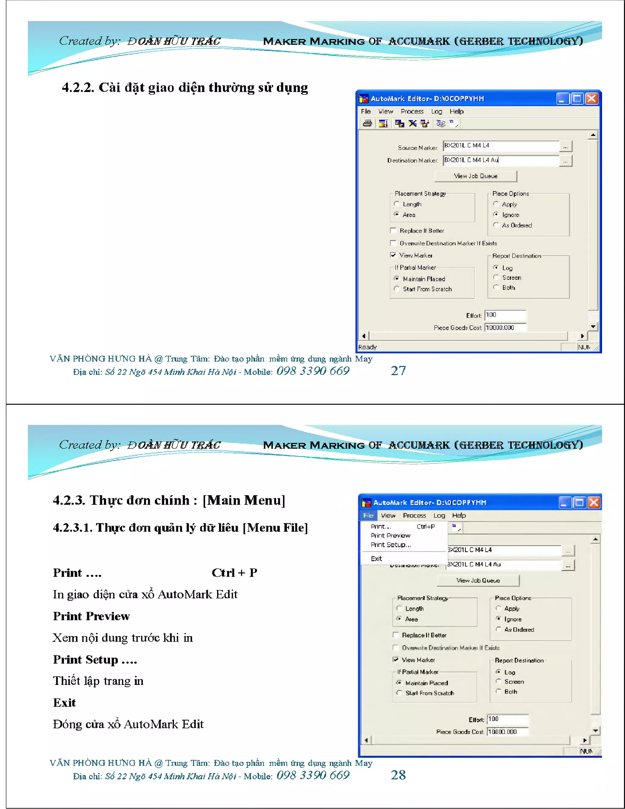 CÁC LỆNH GIÁC SƠ ĐỒ GERBER | PDF