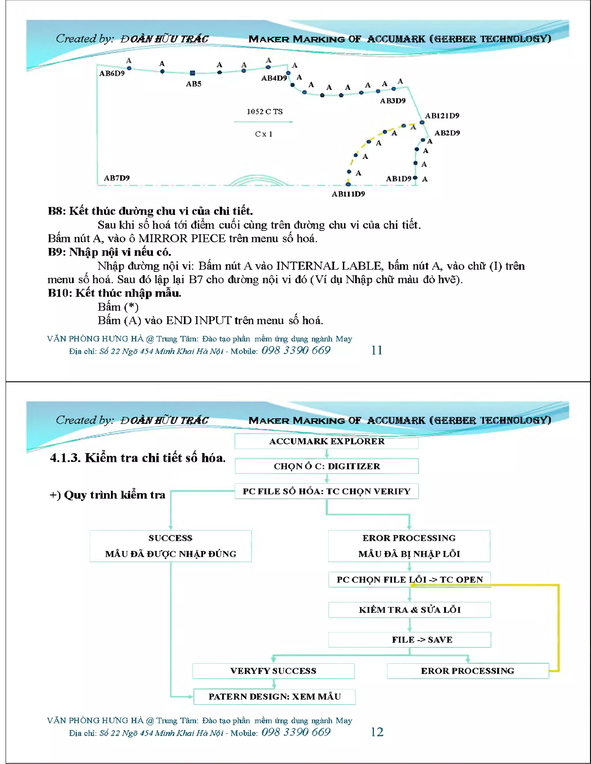 CÁC LỆNH GIÁC SƠ ĐỒ GERBER | PDF