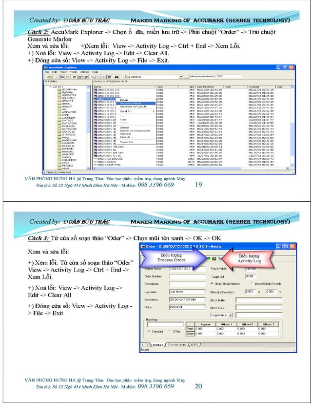 CÁC LỆNH GIÁC SƠ ĐỒ GERBER | PDF