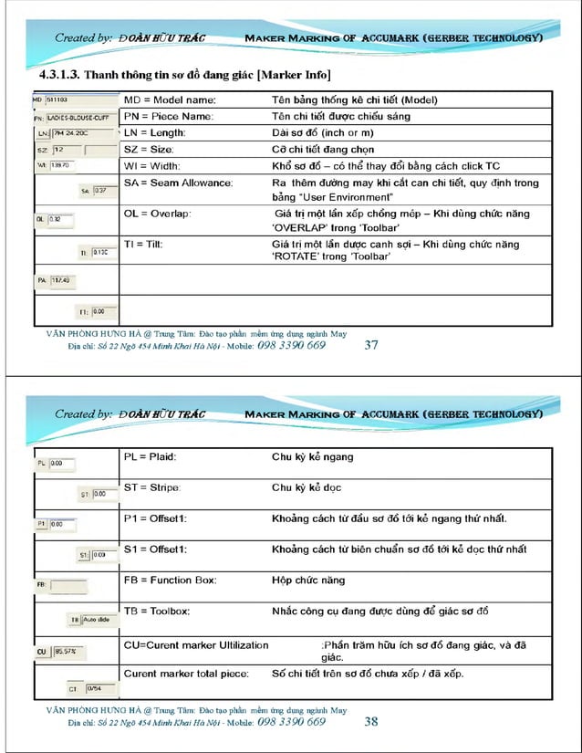 CÁC LỆNH GIÁC SƠ ĐỒ GERBER | PDF