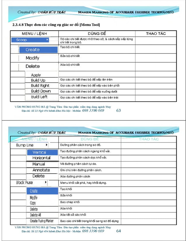 CÁC LỆNH GIÁC SƠ ĐỒ GERBER | PDF