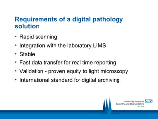 David Snead on The use of digital pathology in the primary diagnosis of ...