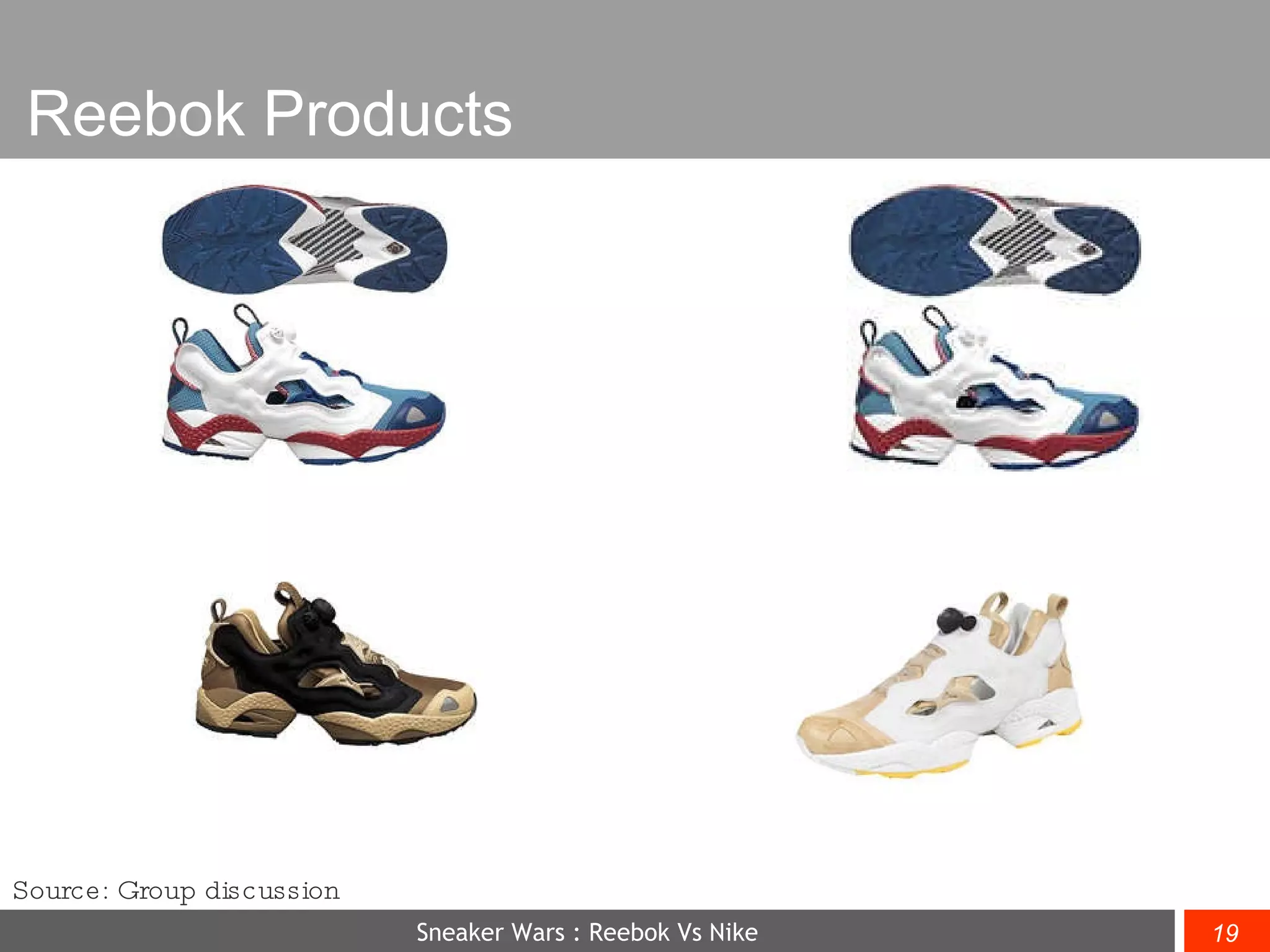Sneaker Wars - Nike Vs Reebok | PPT