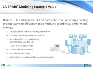 Sneak peak ca e rwin data modeler r8 preview09222010 | PDF | Databases ...
