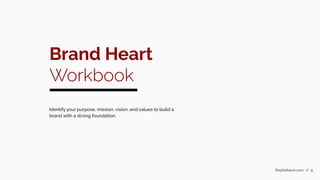 [WORKBOOK] Brand Strategy - RoySelbach.com