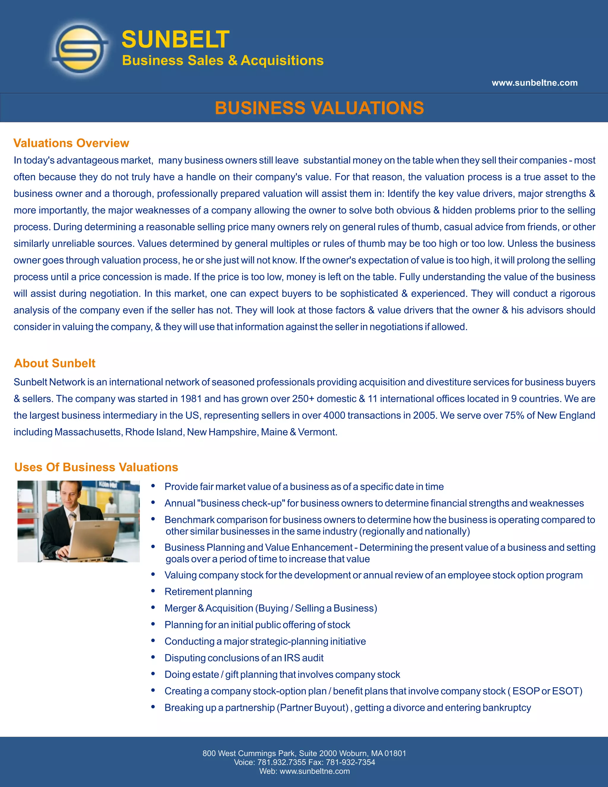 Business Valuations | PDF