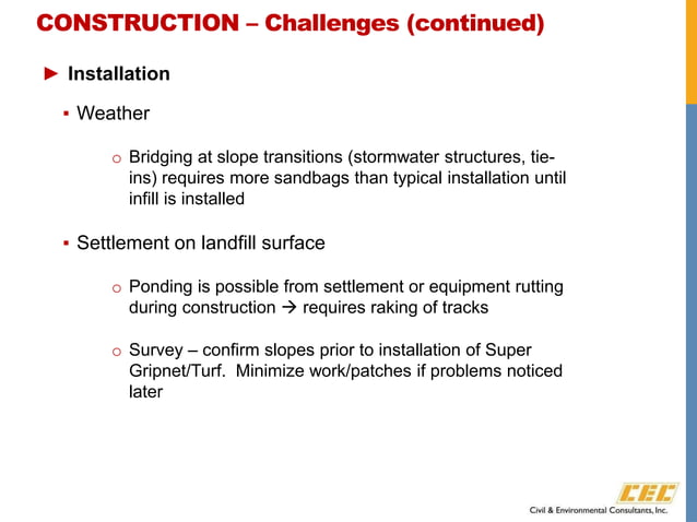 Sne closure turf presentation combined | PPT | Free Download