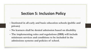 Certificate in Special Needs Education_RA11650 | PPTX